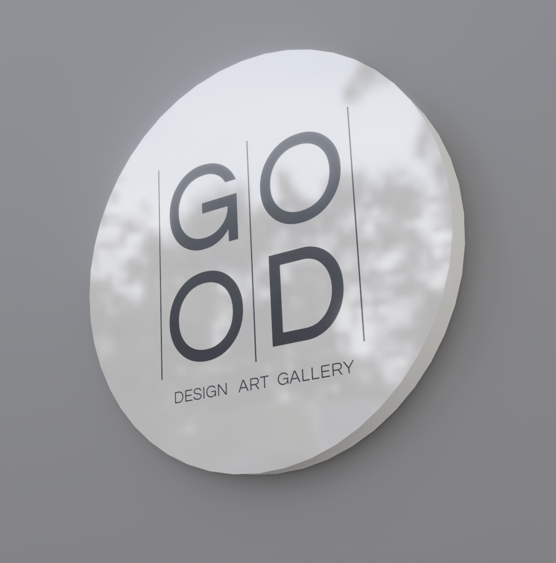 90cm Round single sided projecting sign - g4u signs store