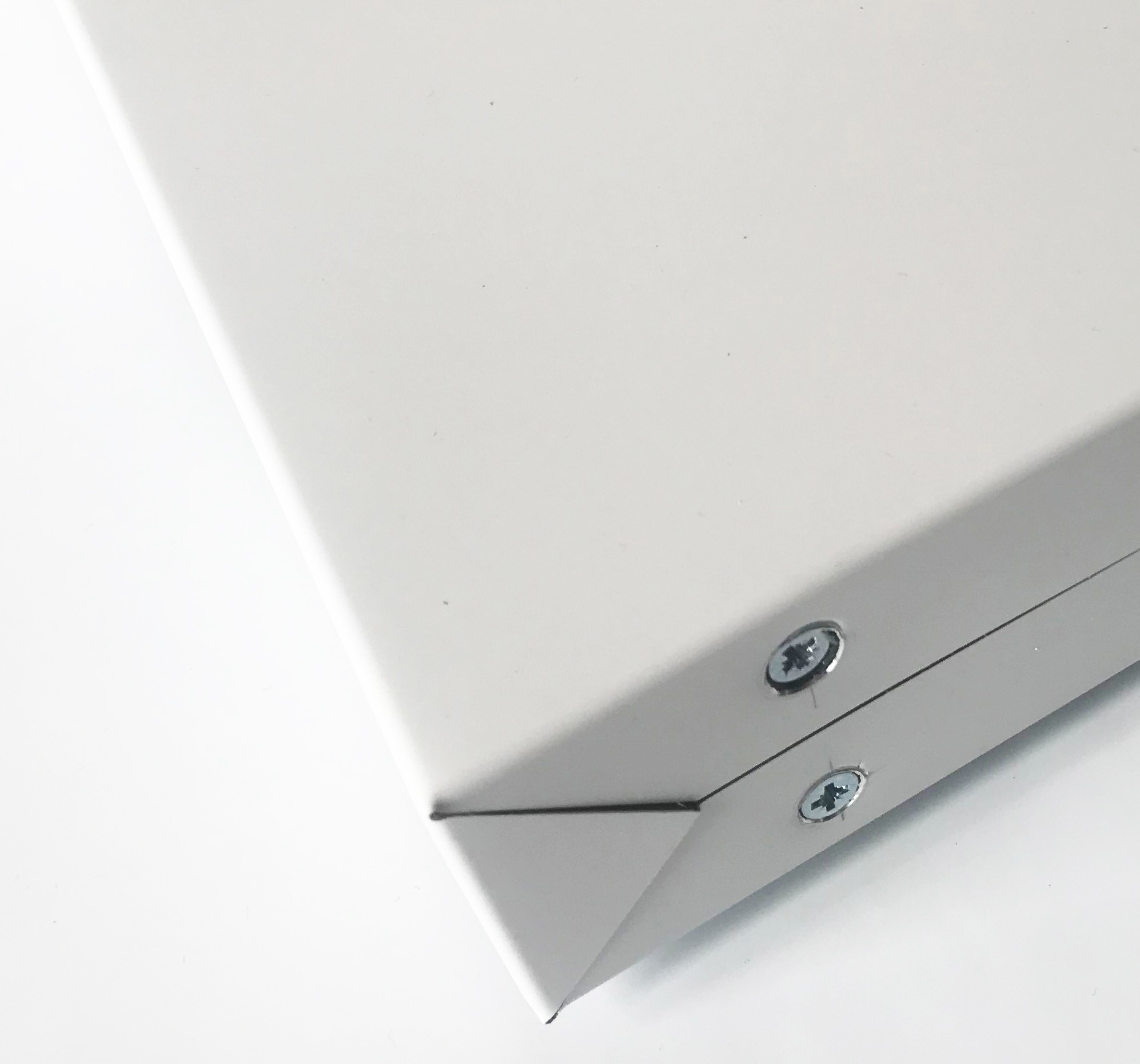 Blank aluminium composite sign tray box (single sided)