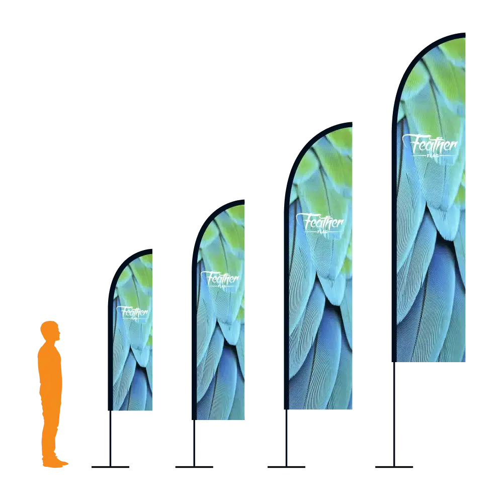 custom printed feather flags - g4u signs store